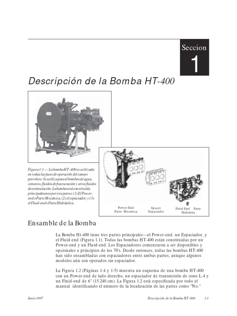 Manual de Bomba HT-400 para Petróleo | PDF | Tecnología