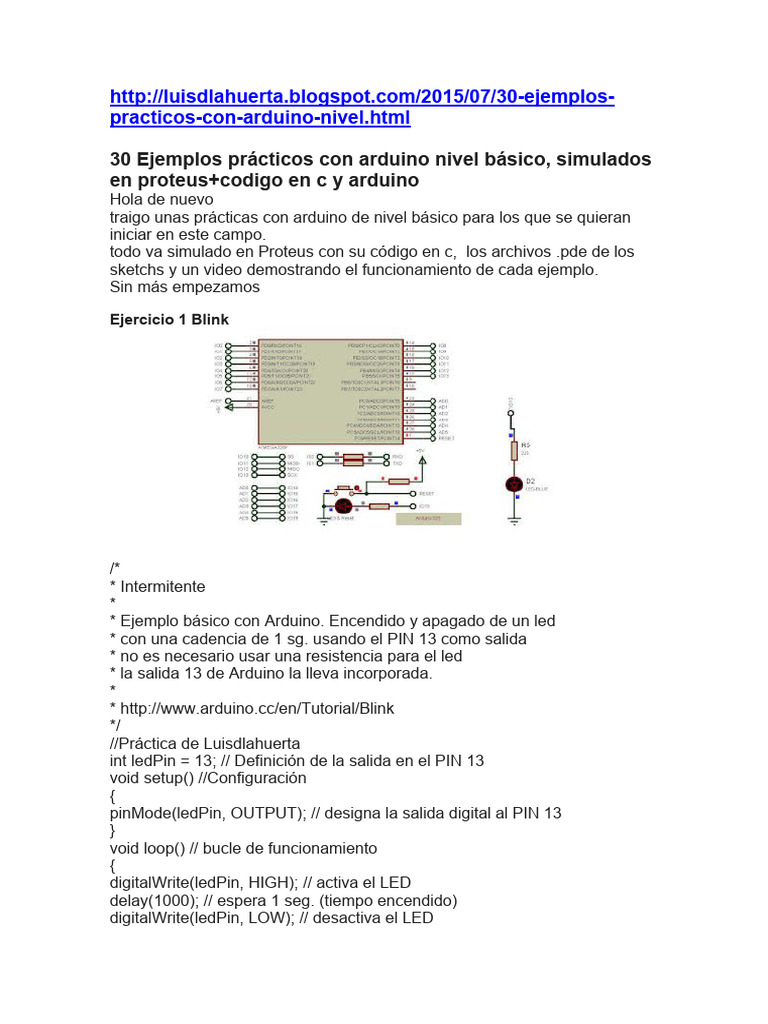30 Ejemplo S Arduino Proteus | PDF