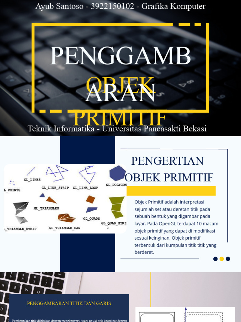 Modul 2 Penggambaran Primitif | PDF