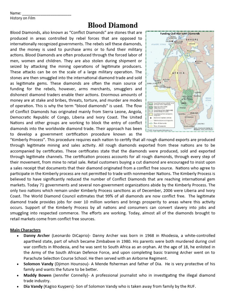 Global_History_on_Film-_Blood_Diamond_Reading_and_Questions | PDF