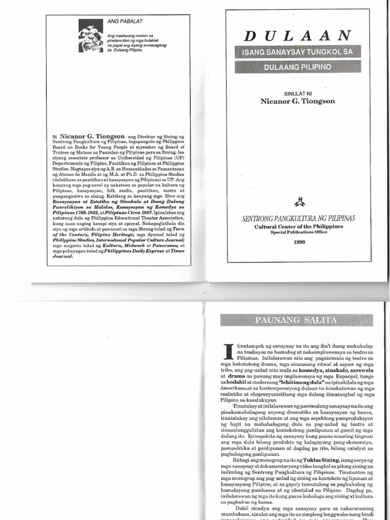 Dulaang-Filipino | PDF