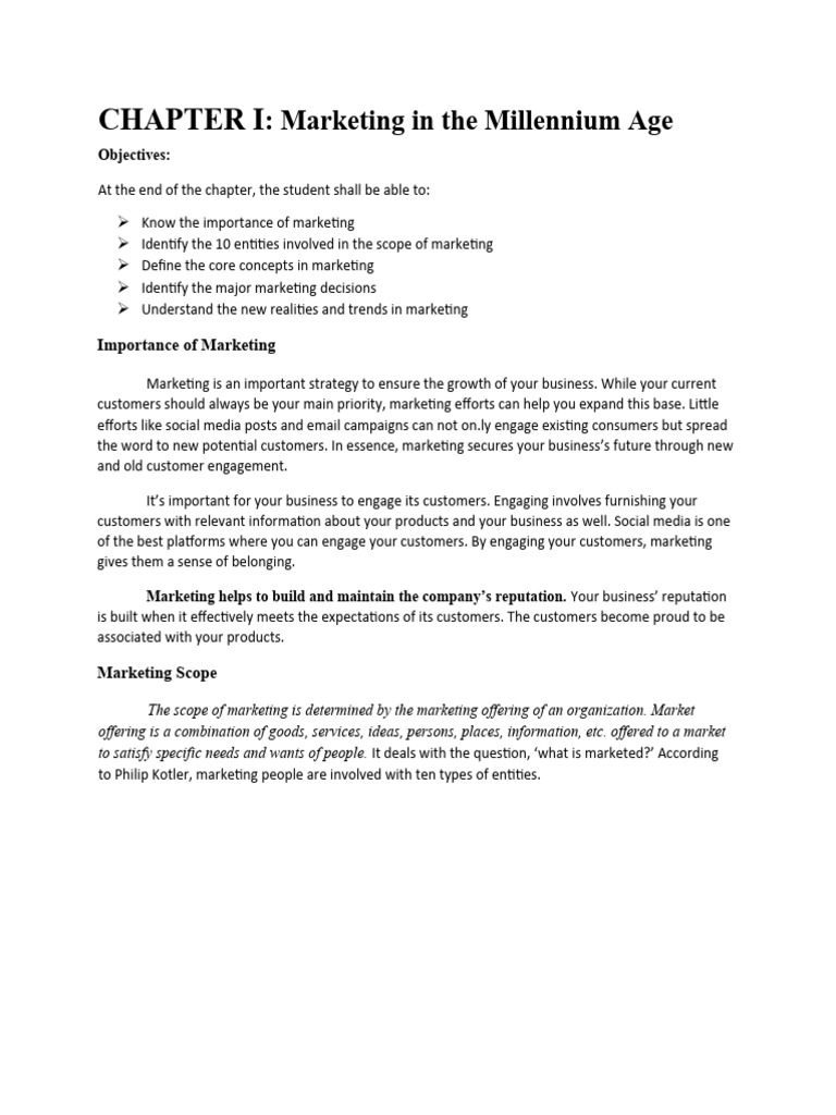 Marketing Modules 1 To 10 | PDF