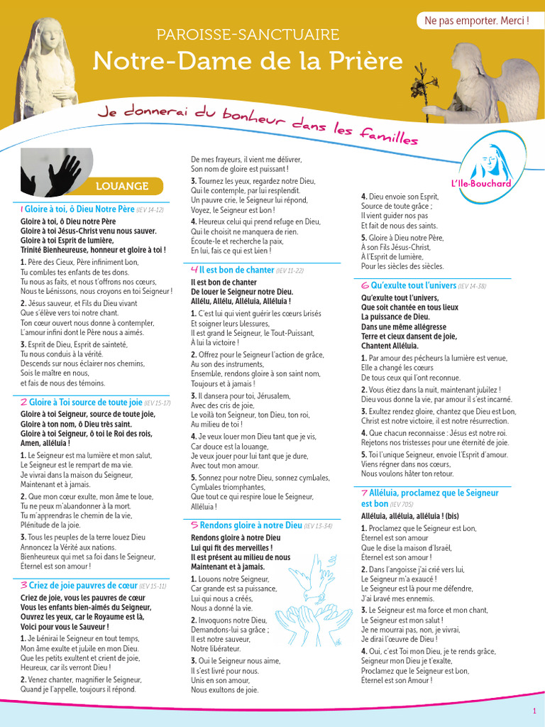 Livret de Chants | PDF