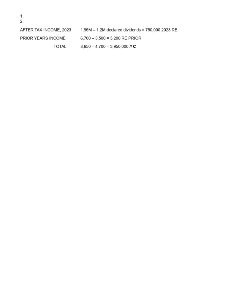 IA2 CH15A PROBLEMS (Vhinson) | PDF | Retained Earnings | Dividend