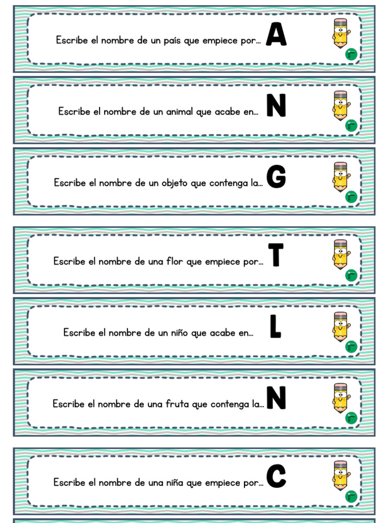 Juego de Conciencia Fonologica | PDF