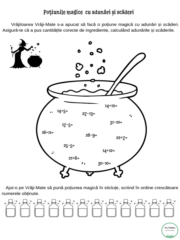 Potiuni Magice Clasa I | PDF
