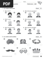 Kids-Can 1 Test Unit-1 Challenge-A | PDF
