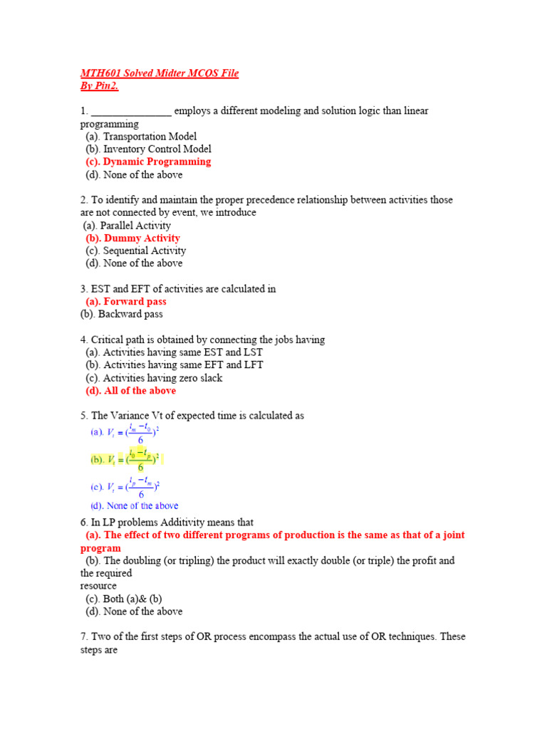 mth601-midtern-solved-mcq-mega-File-By Pin | PDF