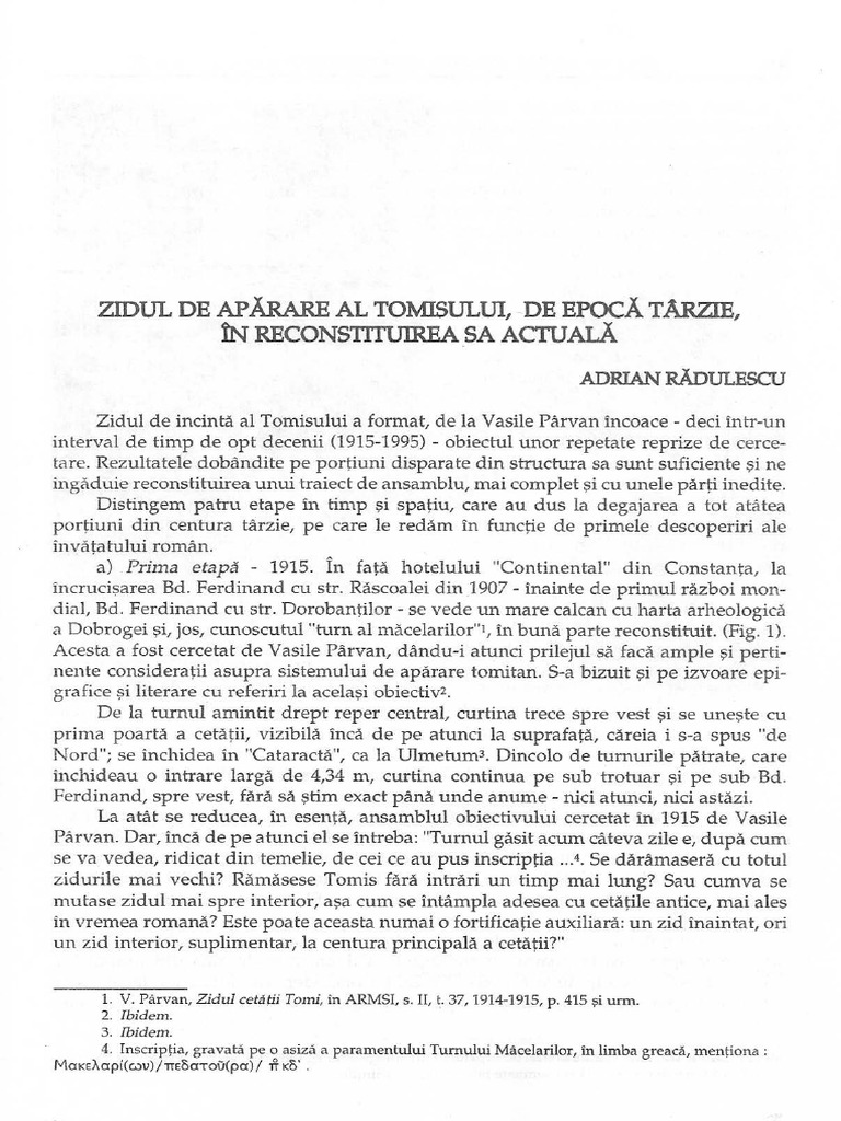 691 Pontica 28 29 1995 1996 ADRIAN RADULESCU Zidul de Aparare Al ...