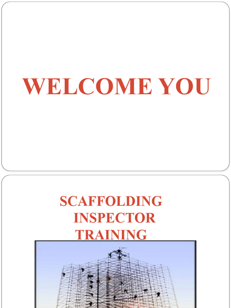 Scaffolding Inspector Updated Pdf