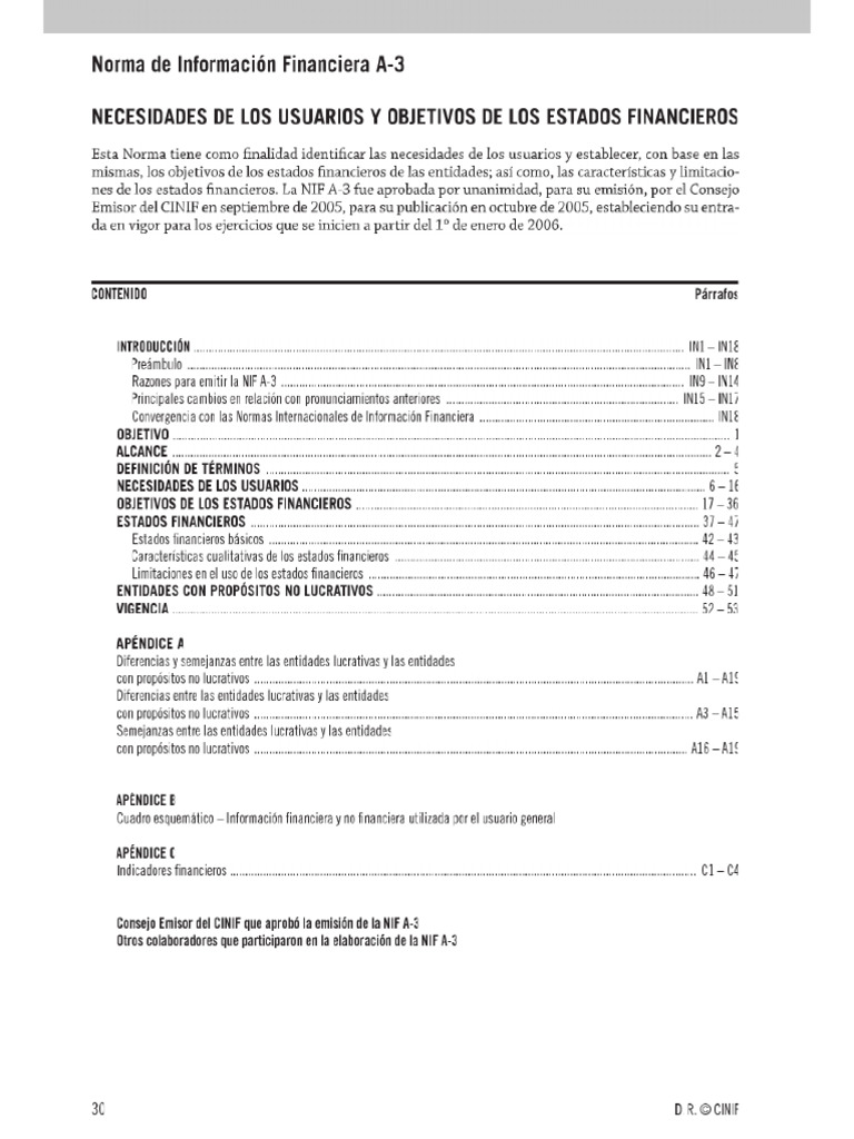 Necesidades de Los Usuarios y Objetivos de Los Estados Financieros | PDF Necesidades de Los Usuarios y Objetivos de Los Estados Financieros | PDF