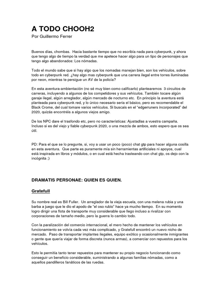 A Todo Chooh2 | PDF | Transporte