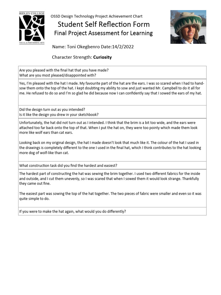 Tech Design Reflection | PDF