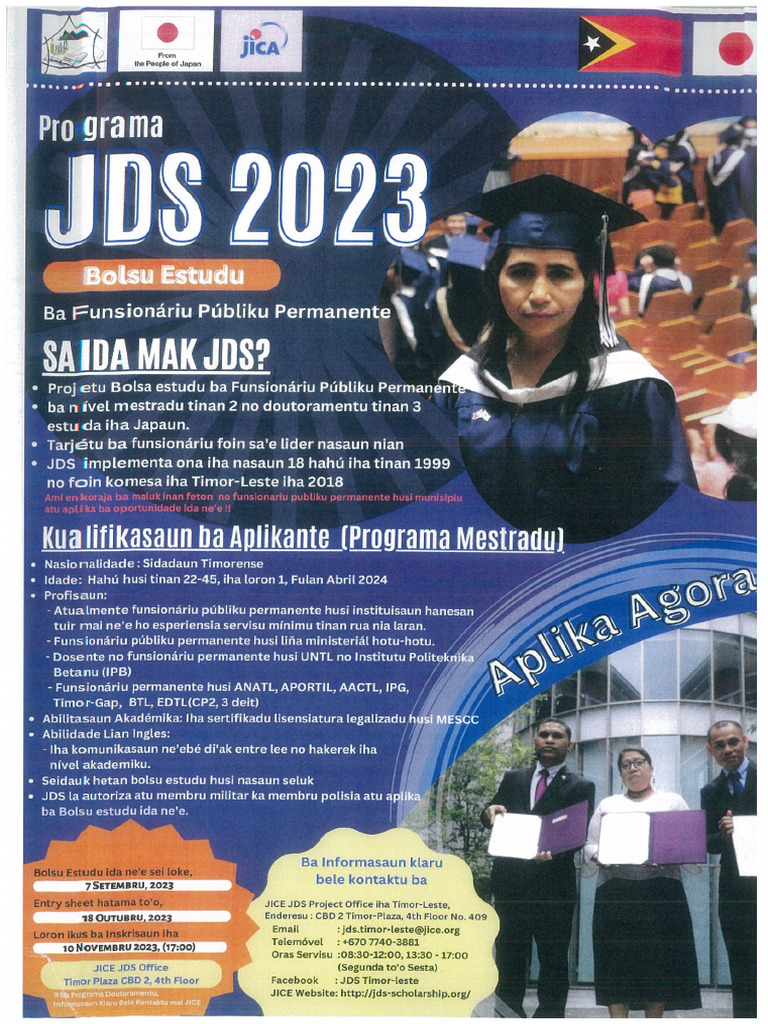 Bolsa Estudo JICA 2023 | PDF