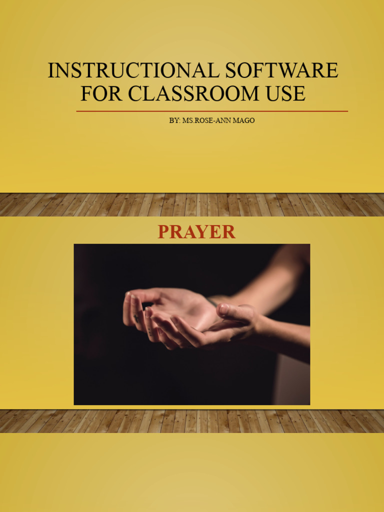 Demo1.Instructional Software For Classroom Use | PDF | Career & Growth