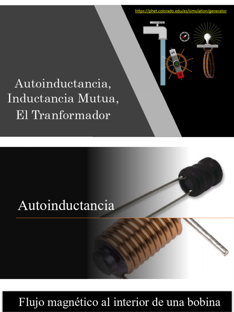 Clase25 Autoinductancia Inductancia Mutua Transformador FIS120 1S2023 | PDF