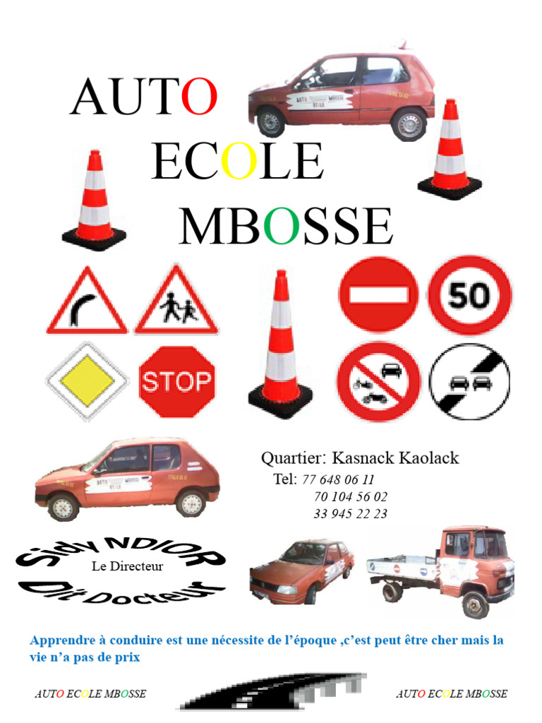 Panneaux de signalisation auto-école | PDF