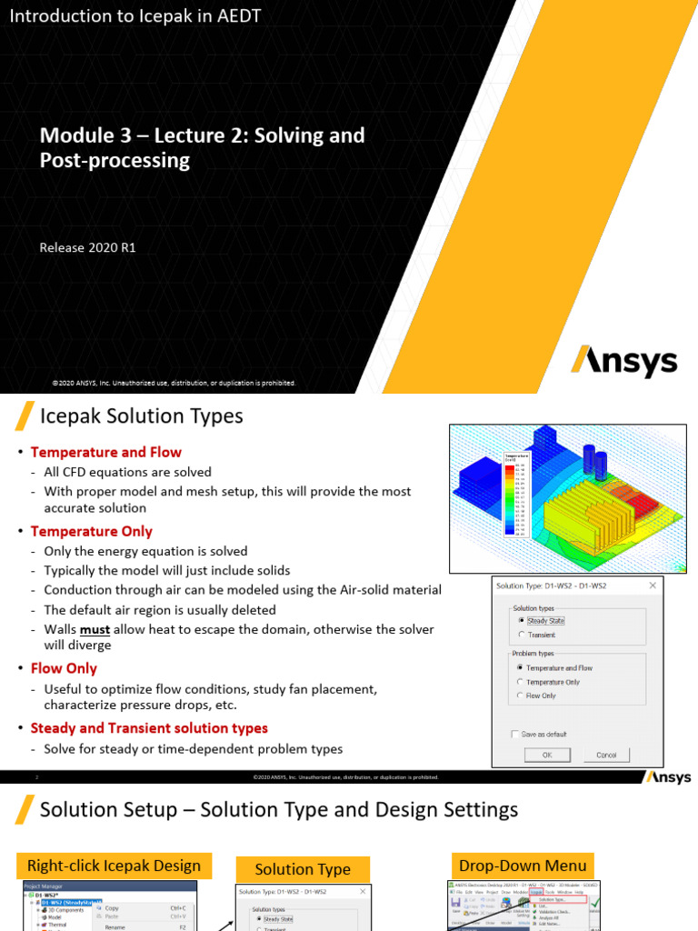 AEDT Icepak Int 2020R1 EN LE03.2 | PDF
