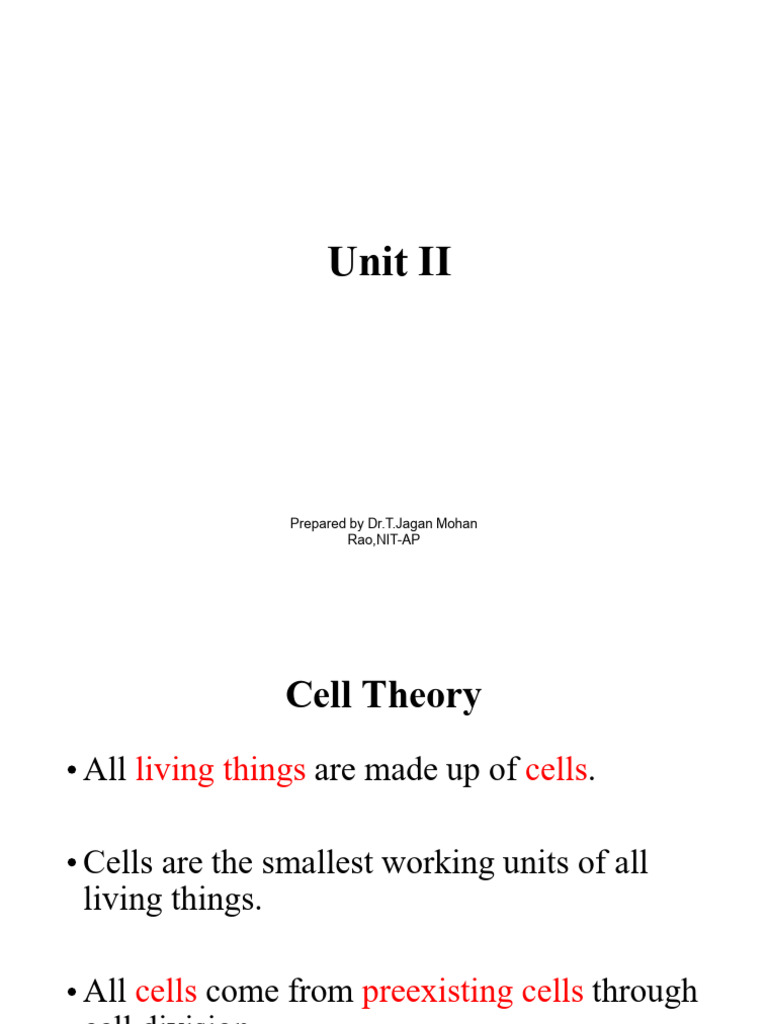 Unit II Bt101 | PDF | Science & Mathematics