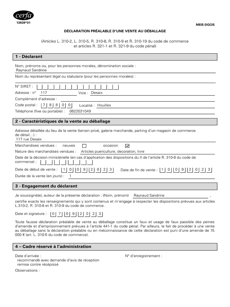 1 - Déclarant | PDF