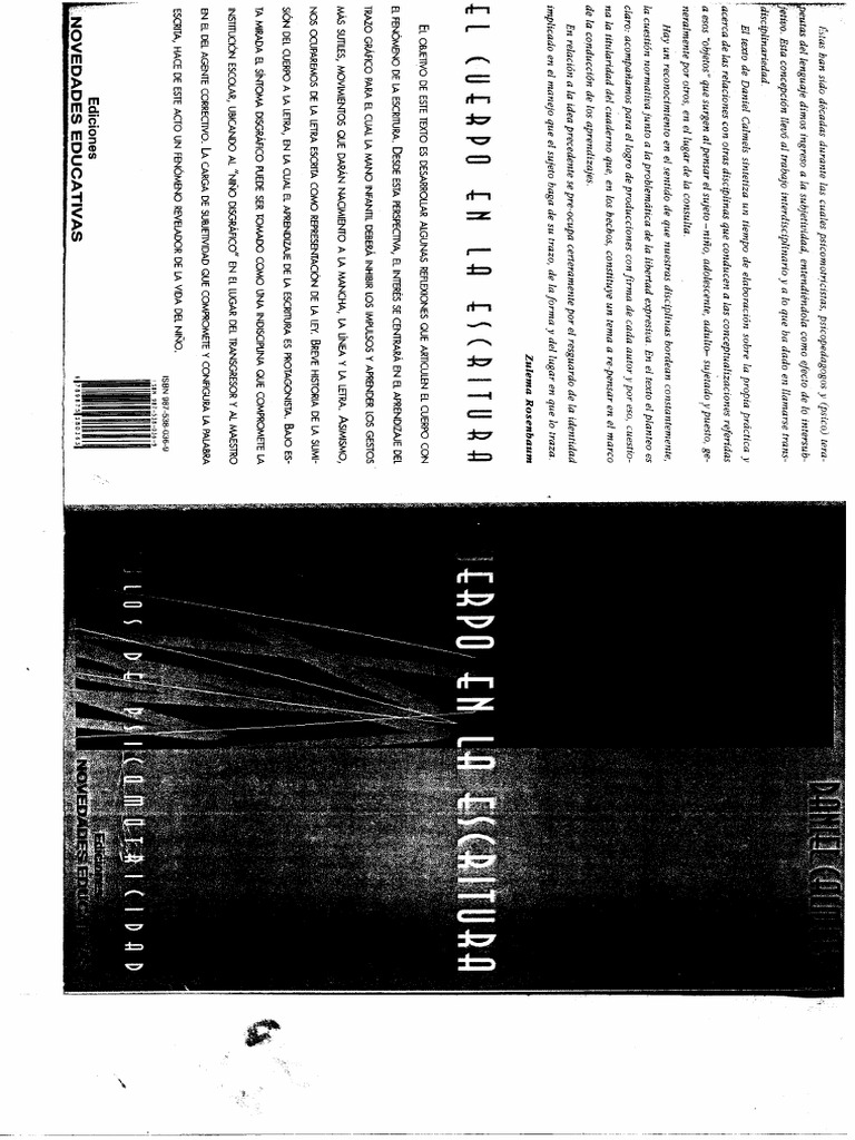 CALMELS - El Cuerpo en La Escritura | PDF