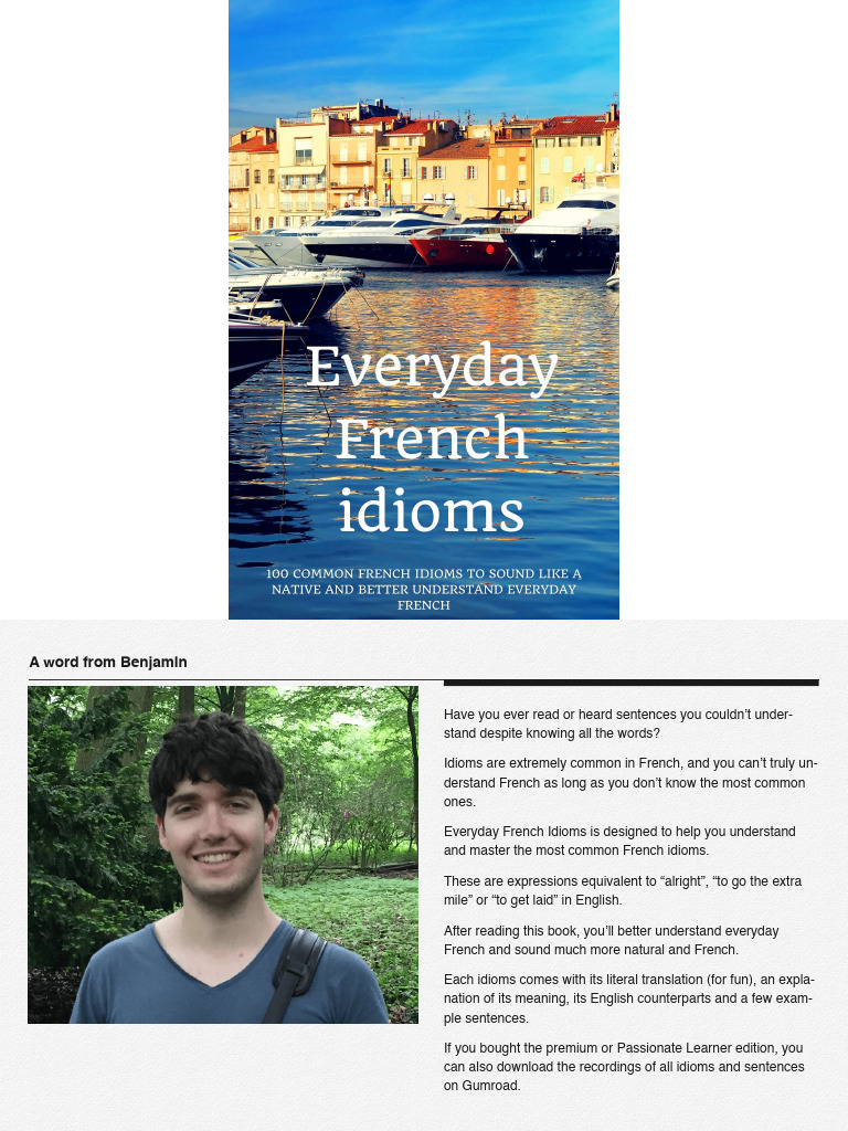 Mastering Everyday French Idioms | PDF