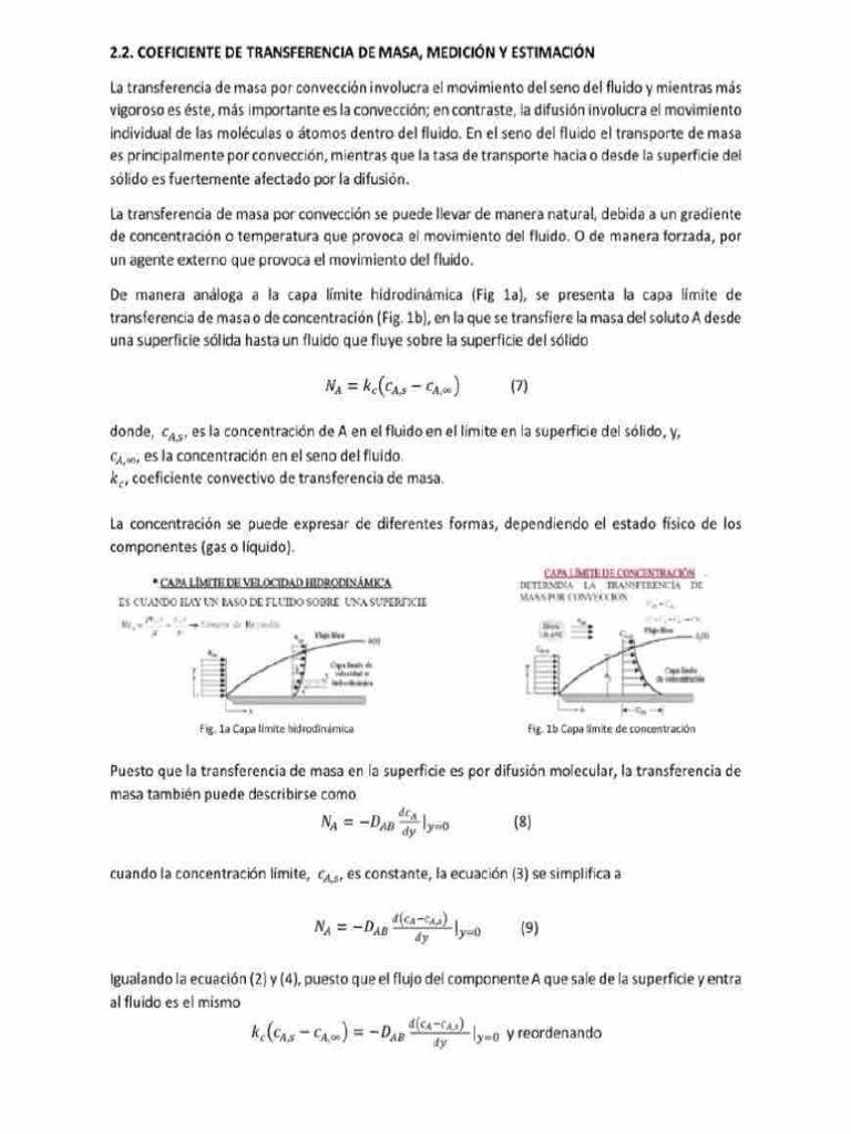 Transferencia de Masa | PDF