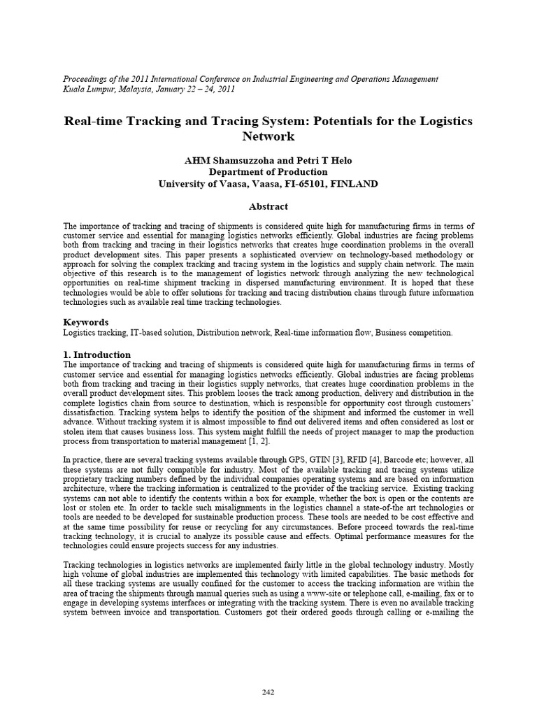 Real-Time Tracking - 2011 | PDF