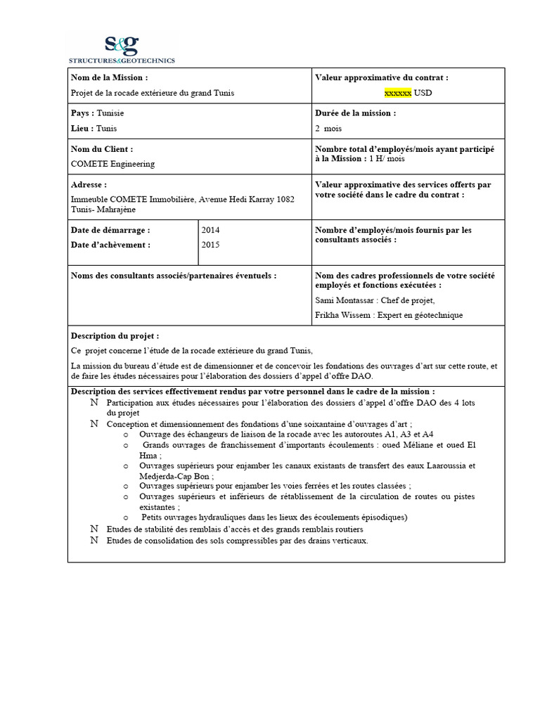 Fiche Projet 1 | PDF