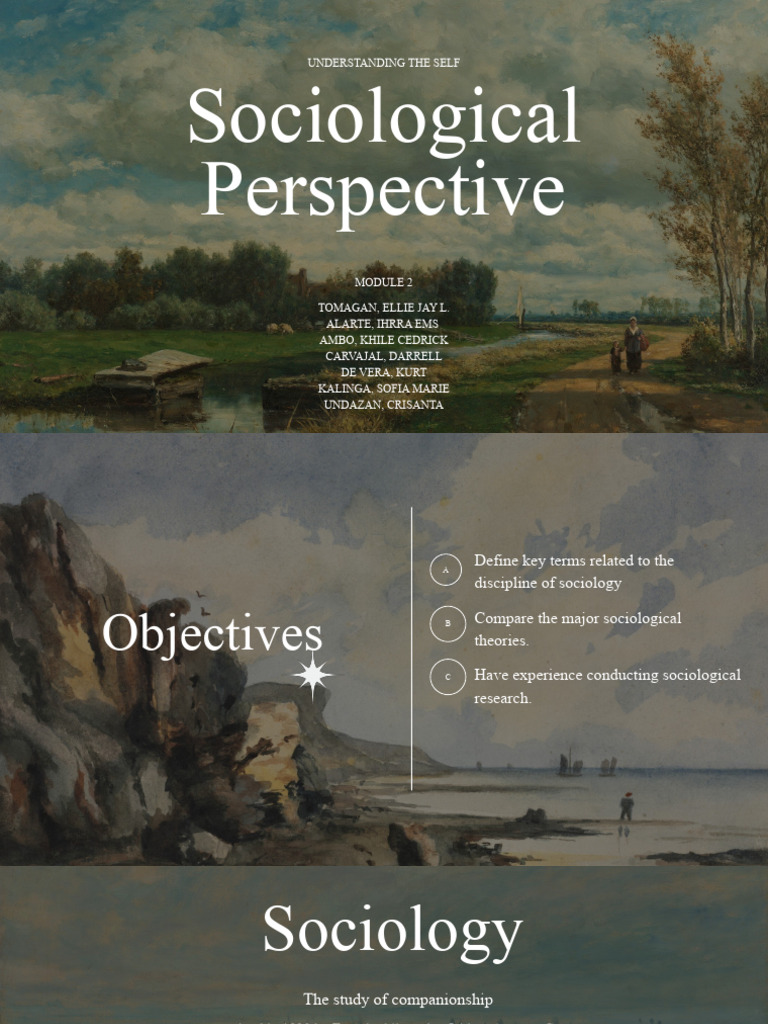 Group 1 PPT Sociological Perspective | PDF | Social Science