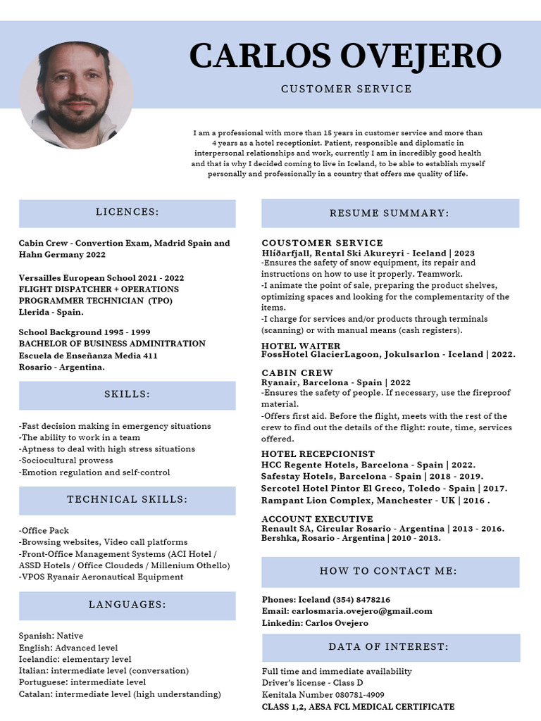 CV Carlos M Ovejero CSENG | PDF