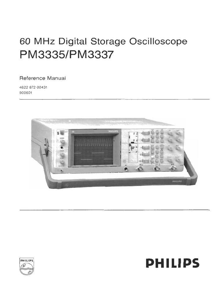 Phillips PM3335-3337 | PDF
