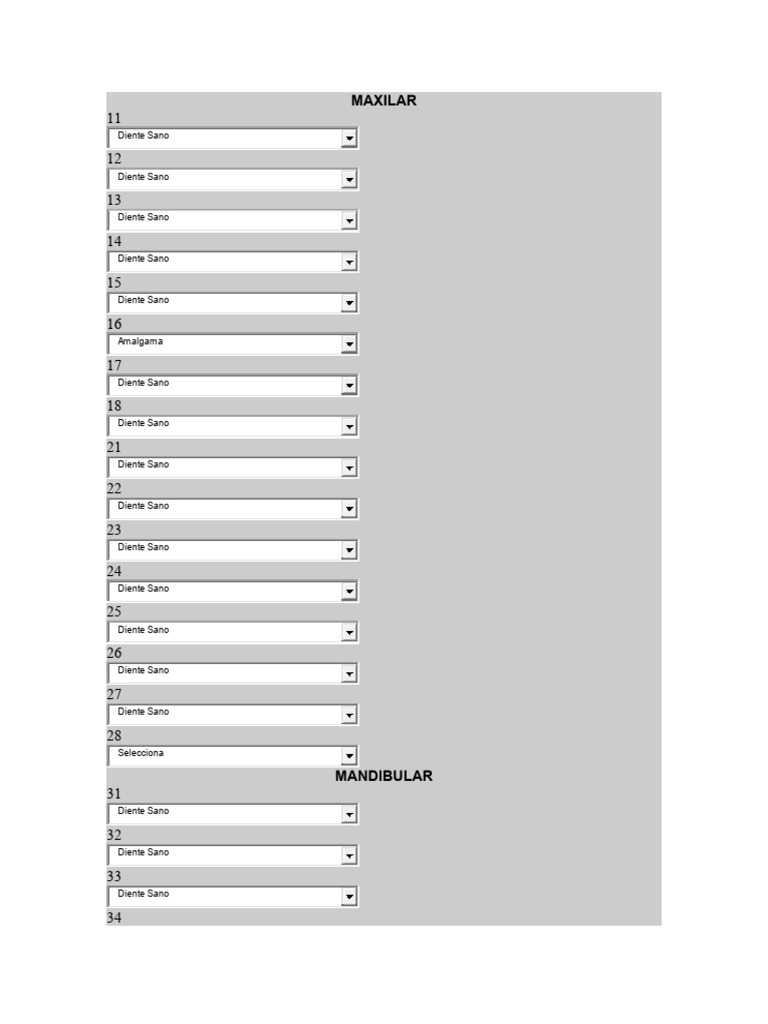 Evaluación Dental y Salud General del Paciente | PDF