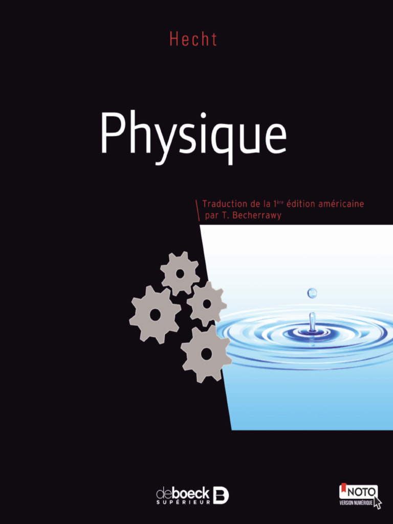 Physique - Hecht - de Boeck Supérieur | PDF