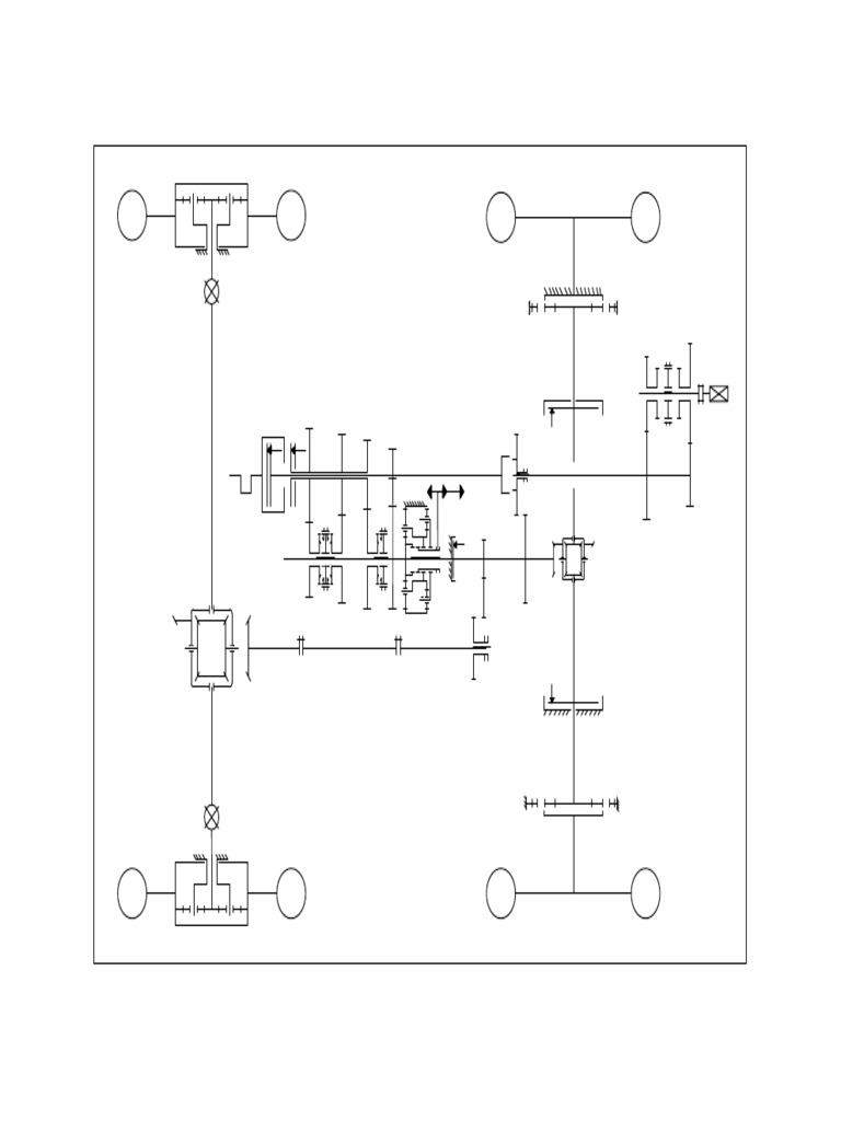Schema Cinematica Tractor 4x4-Model | PDF