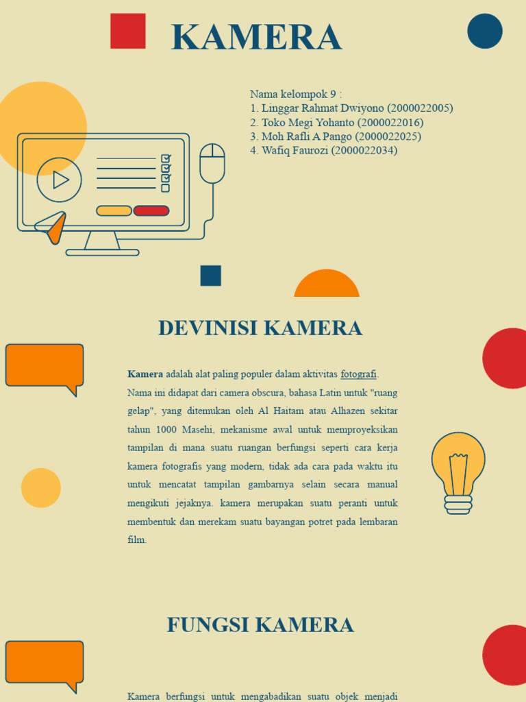 Kelompok 9 Kamera | PDF