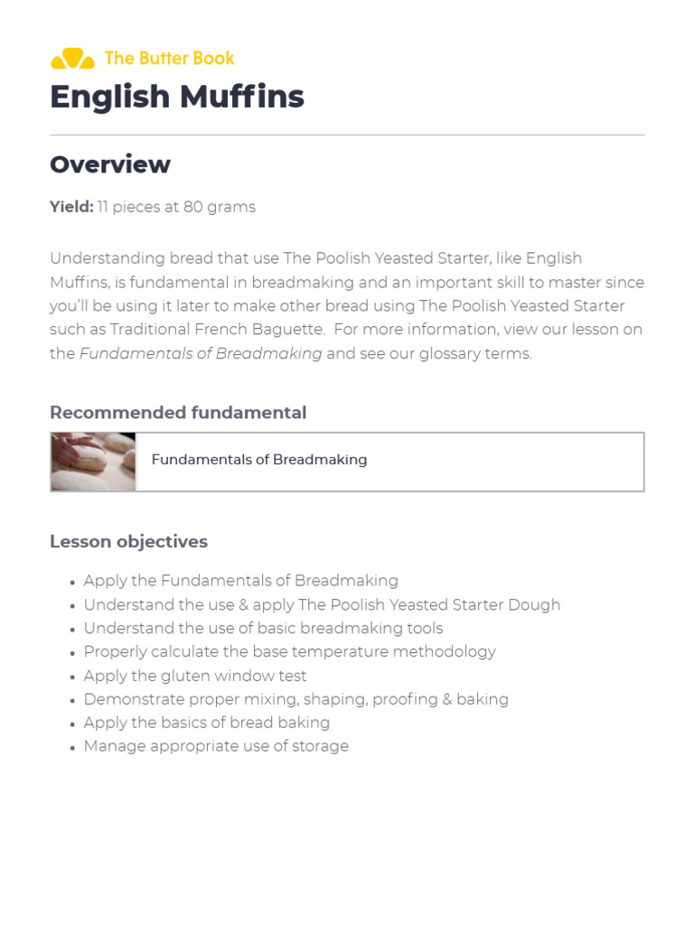 English Muffins | PDF