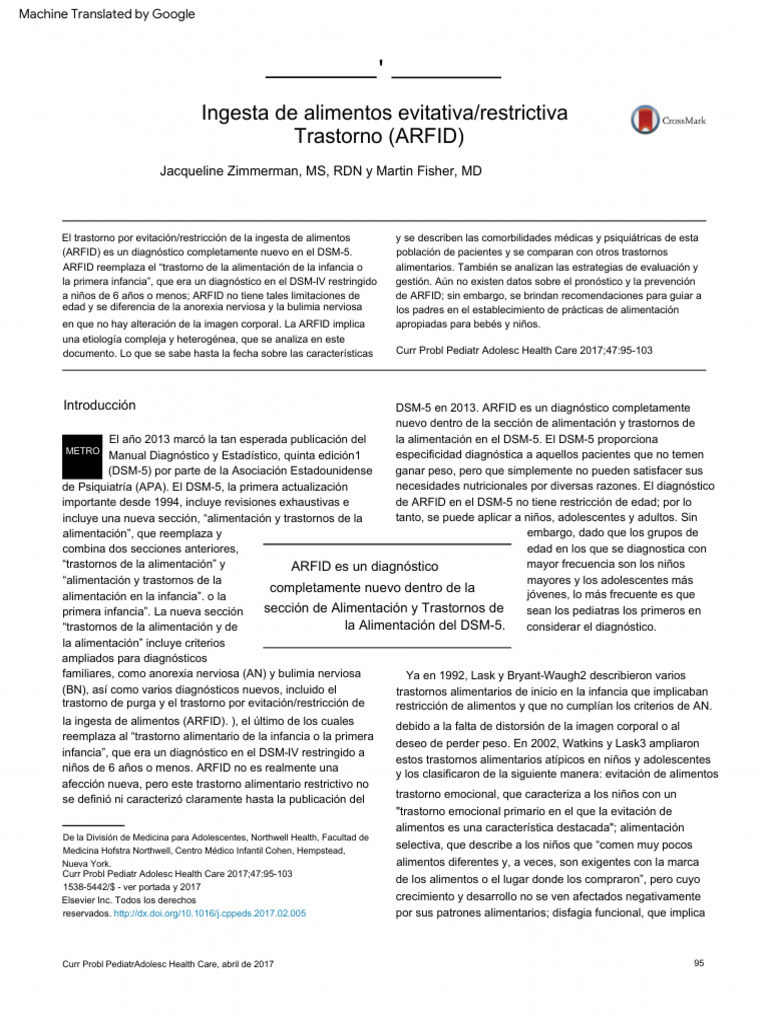 Arfid | PDF