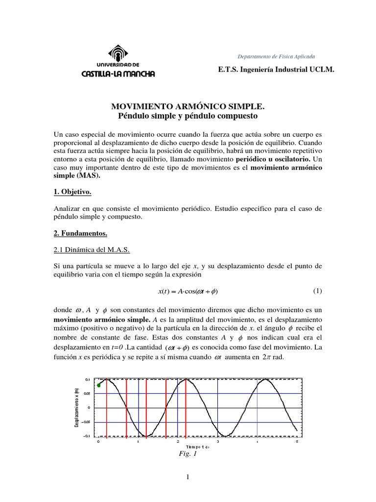 Pendulo Simple y Compuesto | PDF