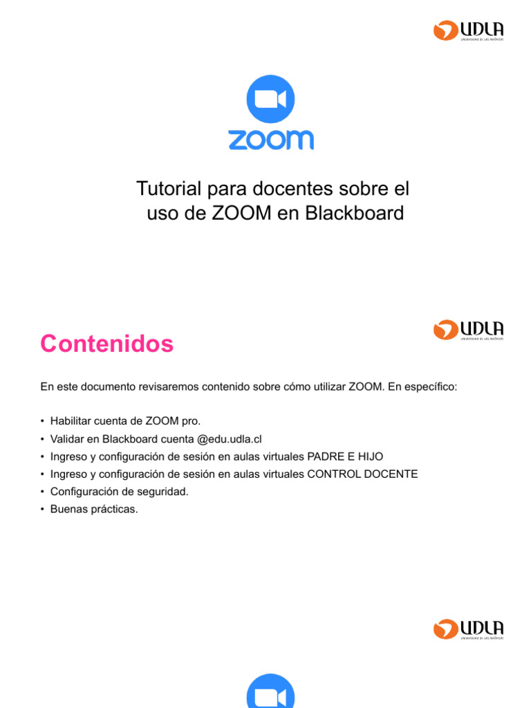 Tutorial - ZOOM para Profesores | PDF