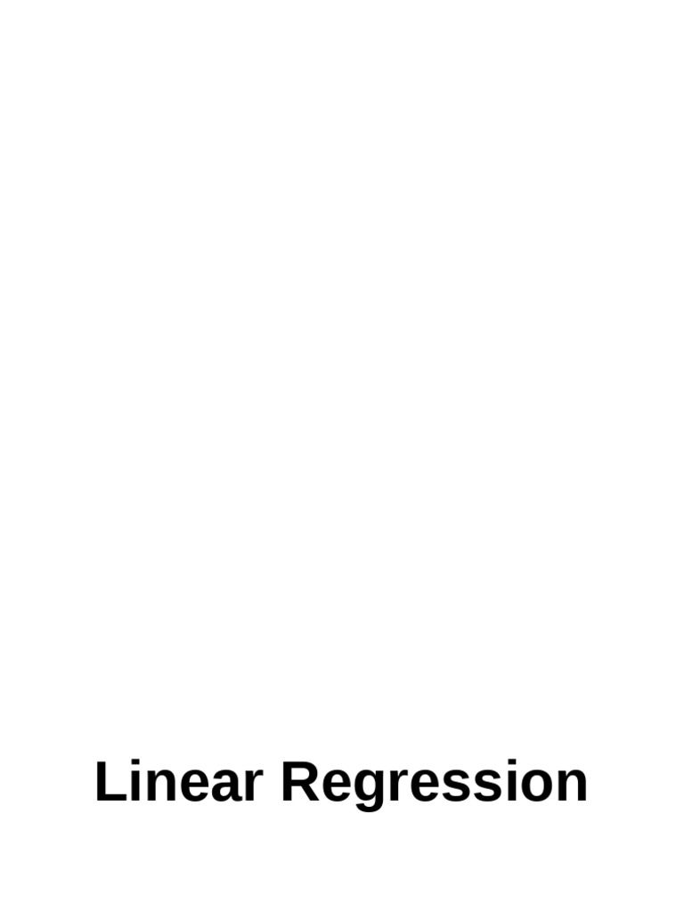 1 Linear Regression And Tensorflow Pdf