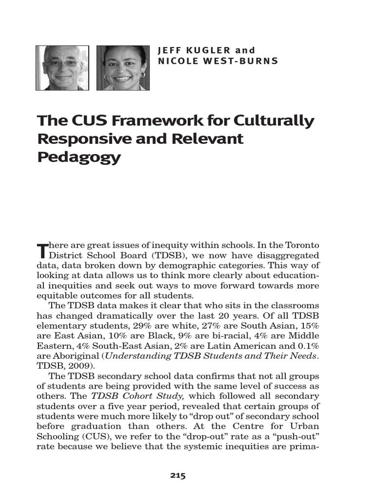 Culturtally Engaged Pedagogy | PDF | Career & Growth | Wellness
