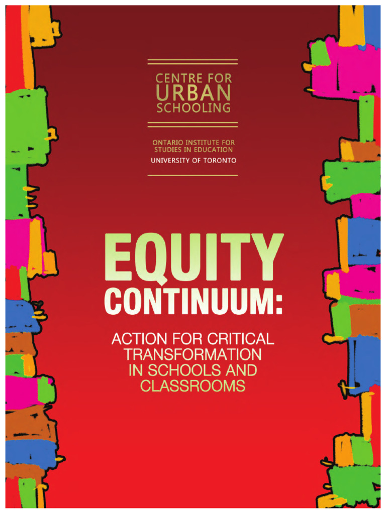 Equity Continuum Sample Page | PDF | Career & Growth | Wellness