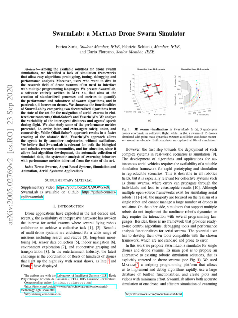 Swarmlab Infoscience | PDF