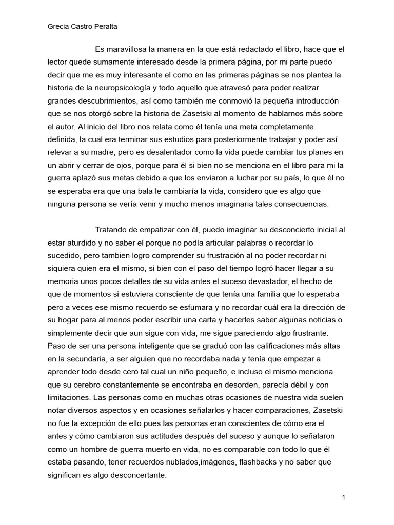El Hombre Con Su Mundo Destrozado (Ensayo) | PDF