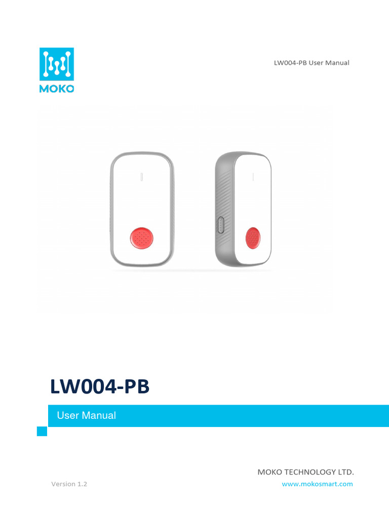 LW004-PB User Manual V1.2 | PDF LW004-PB User Manual V1.2 | PDF