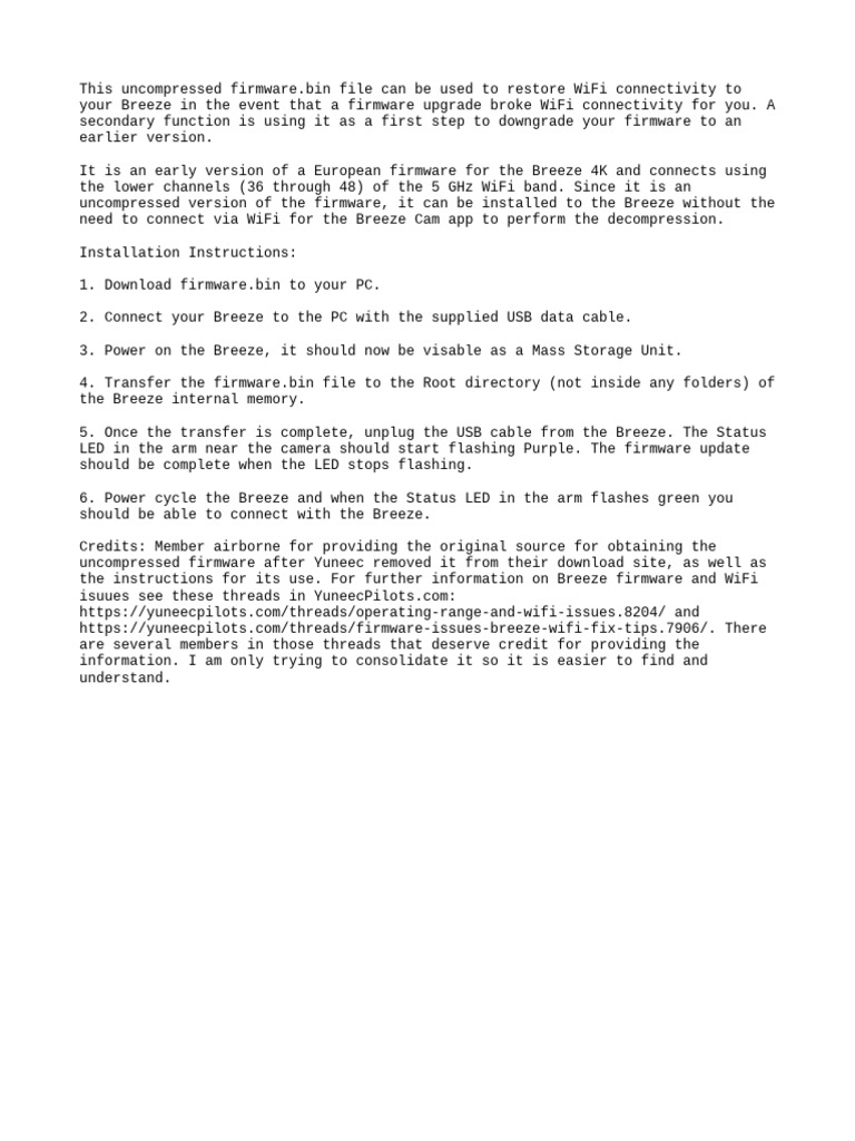 Use and Installation Instructions | PDF