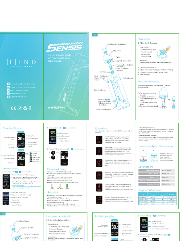 Sensis Manual | PDF