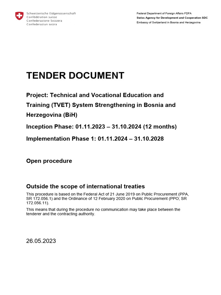 7F-10434 Tender Document FINAL | PDF | Finance & Money Management | Technology & Engineering