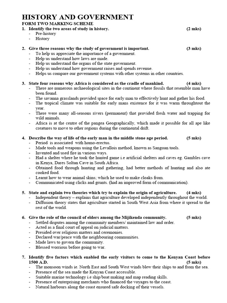 History Form 2 Ms Mod23042022001 | PDF